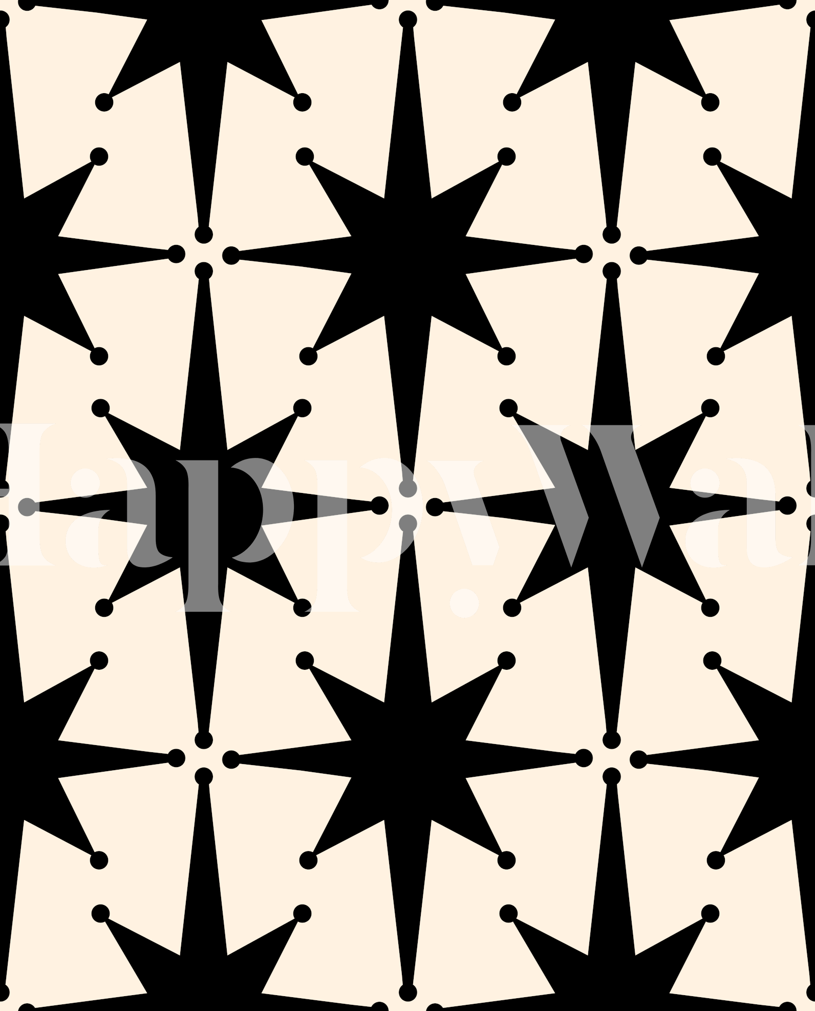 Mid Century Mod Atomic Starbursts Wallpaper