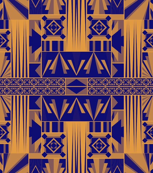 Art Deco Geo Wallpaper | Happywall