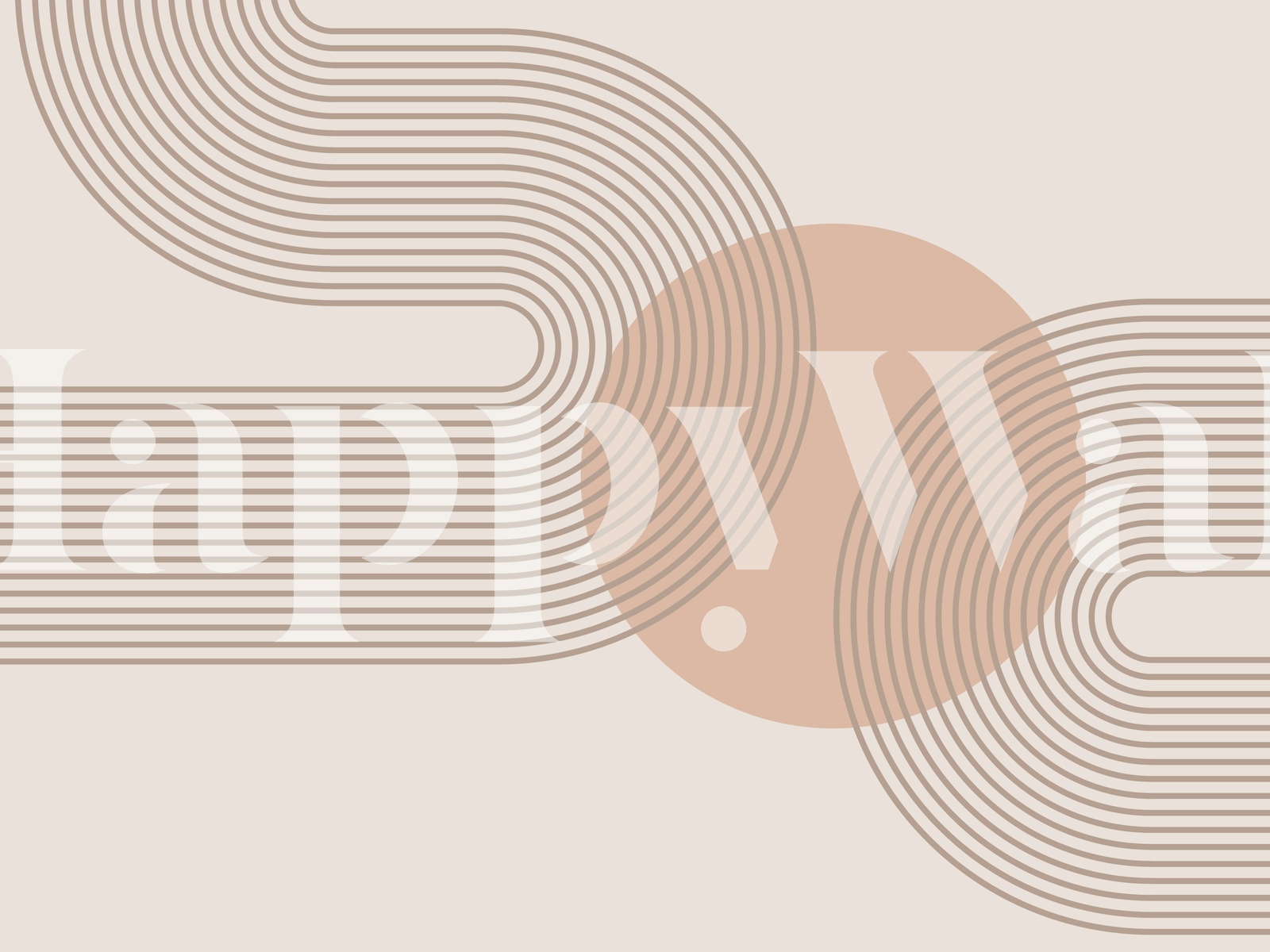 Sunset Symmetry Wallpaper | Happywall.com