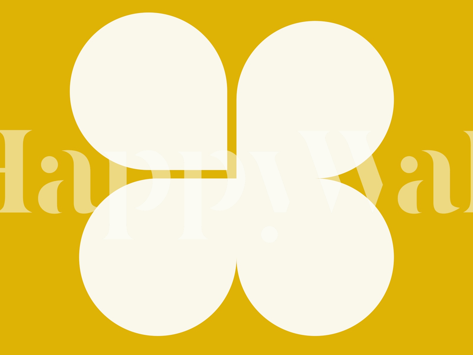 Bold Geometric Forms Wallpaper | happywall.com