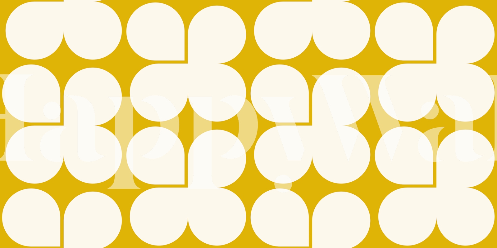 Bold Geometric Forms Wallpaper | happywall.com