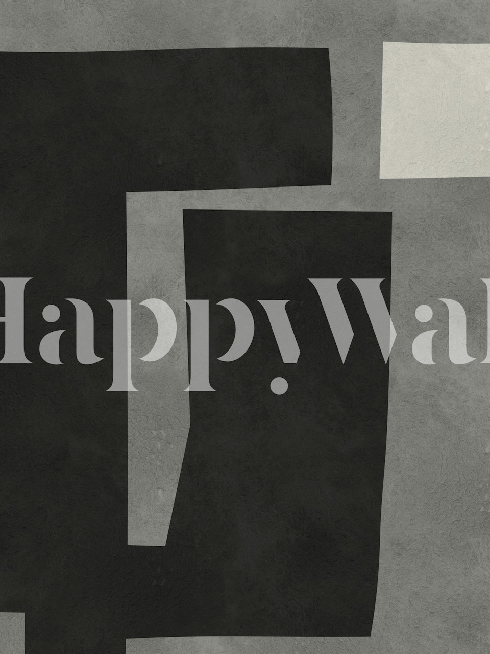 Modern Black and White Geometric Wallpaper