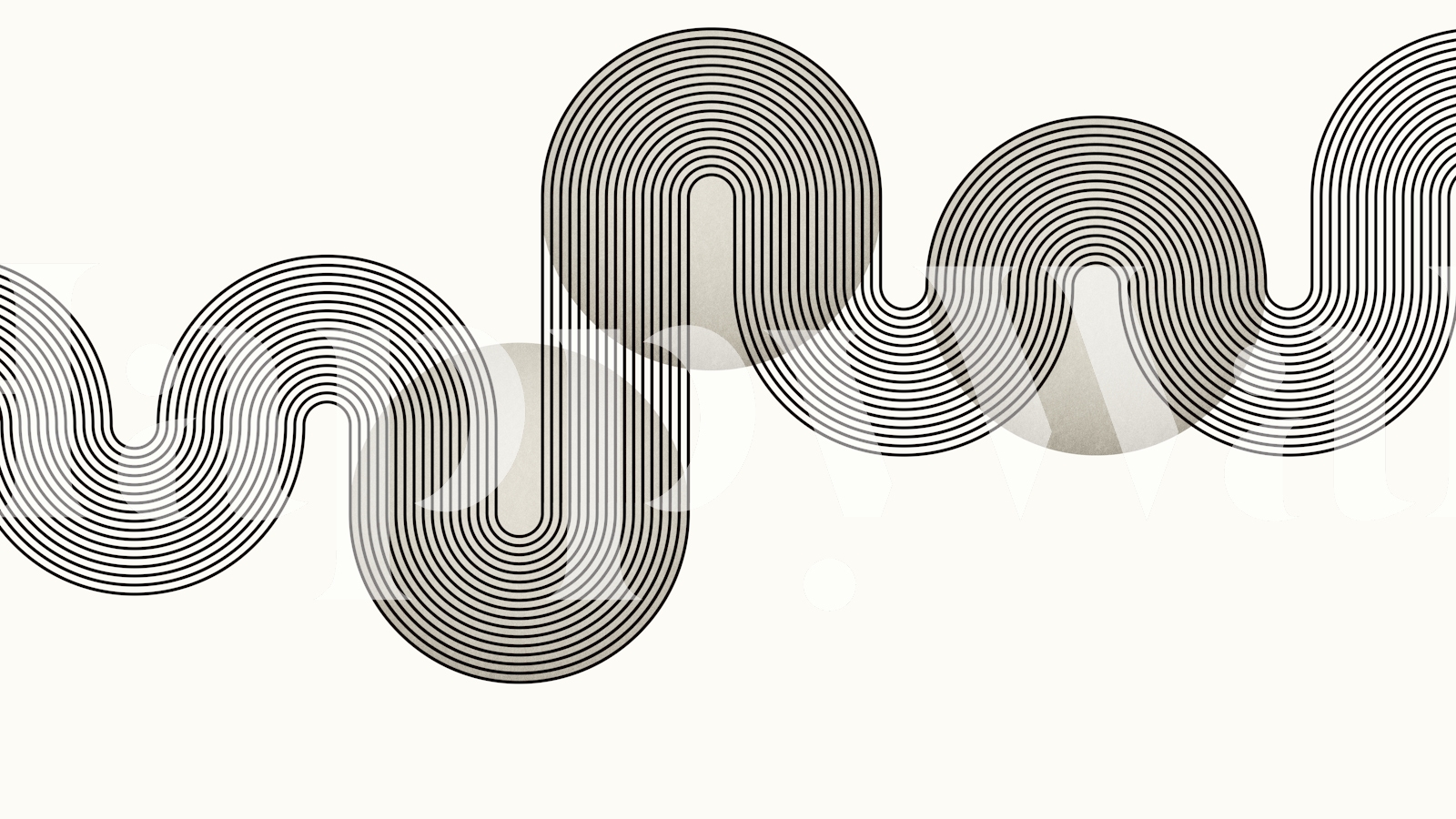 Curved Lines Chic - Wallpaper at happywall.com