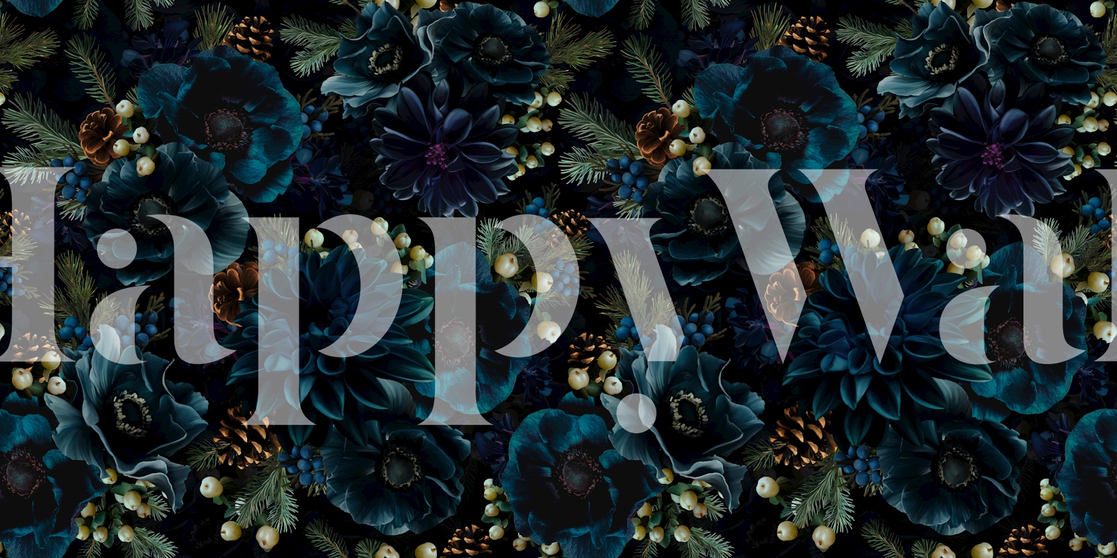 Twilight Flower Elegance Wallpaper | happywall.com