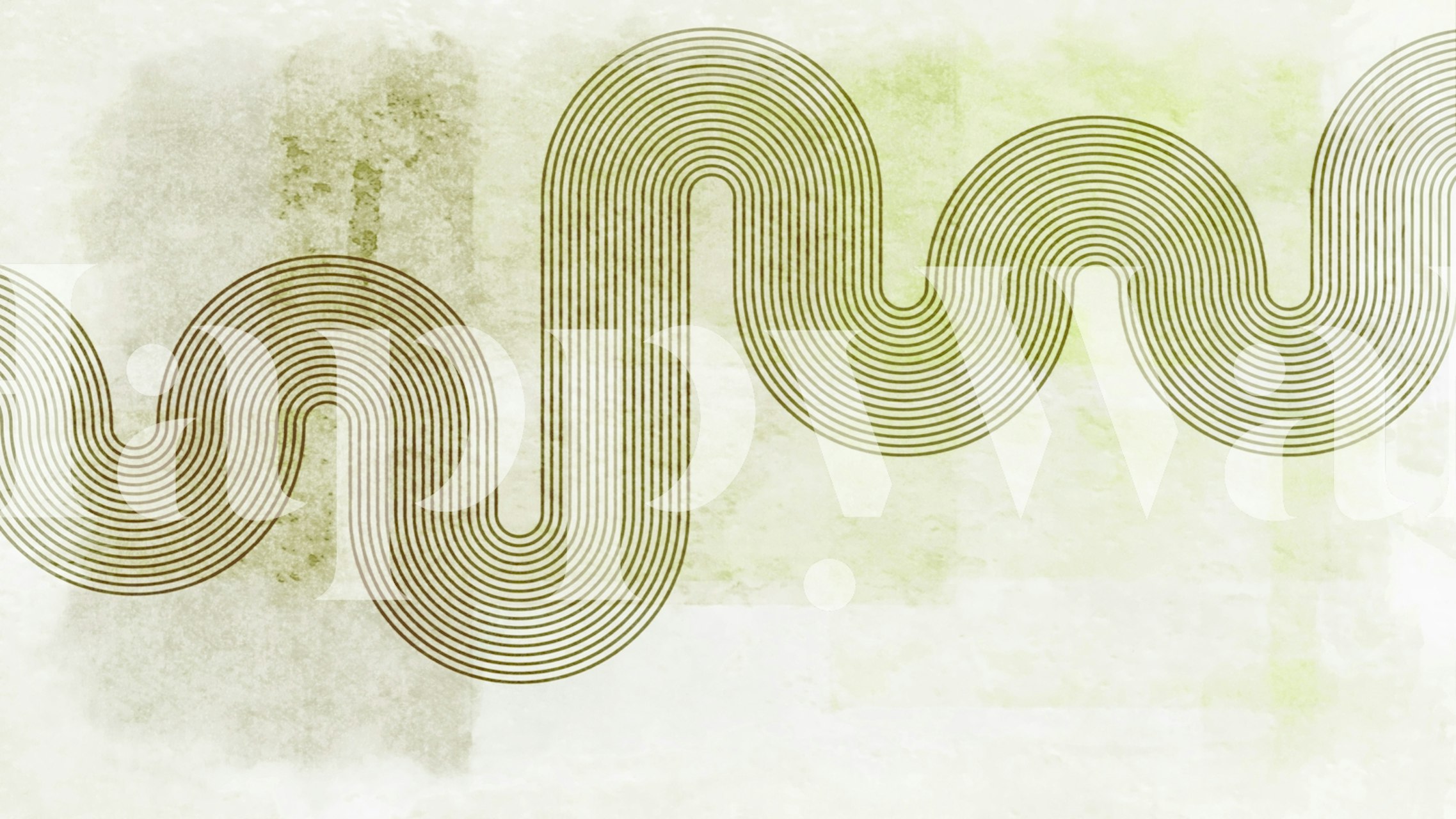 Curved Lines Artwork - Happywall