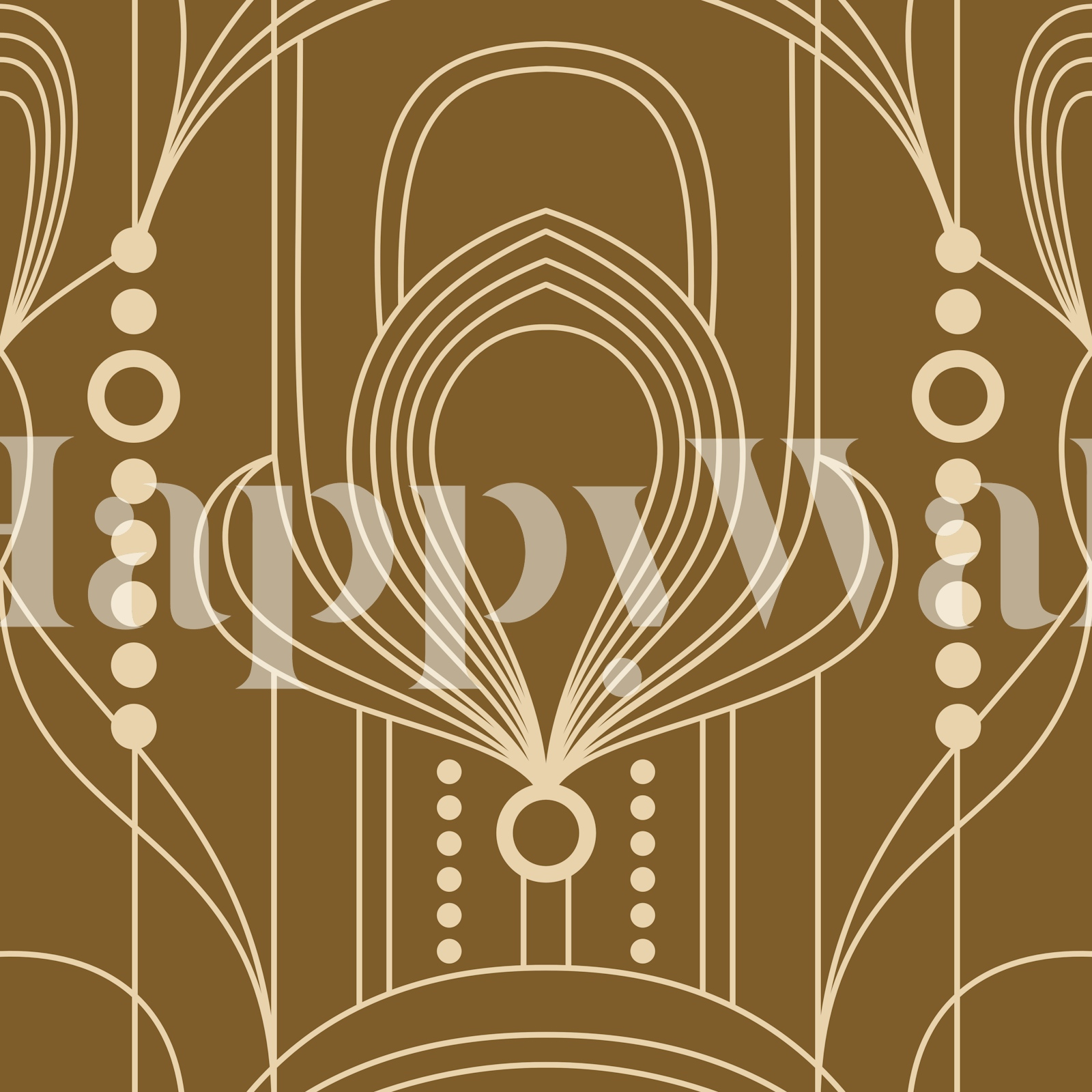 Vintage Charm Canvas Wallpaper | happywall.com