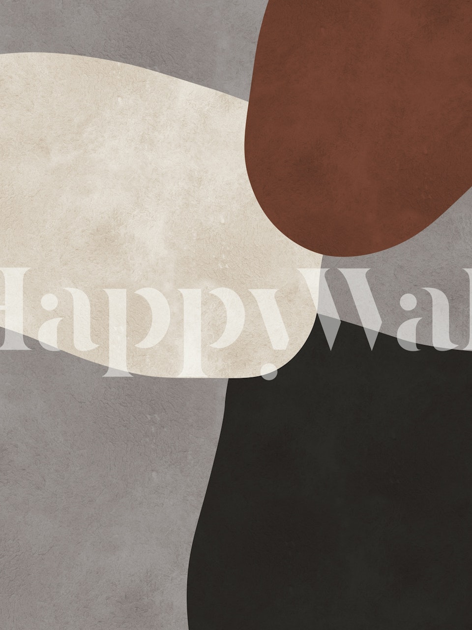 Modern Earth Tones Abstract Wallpaper