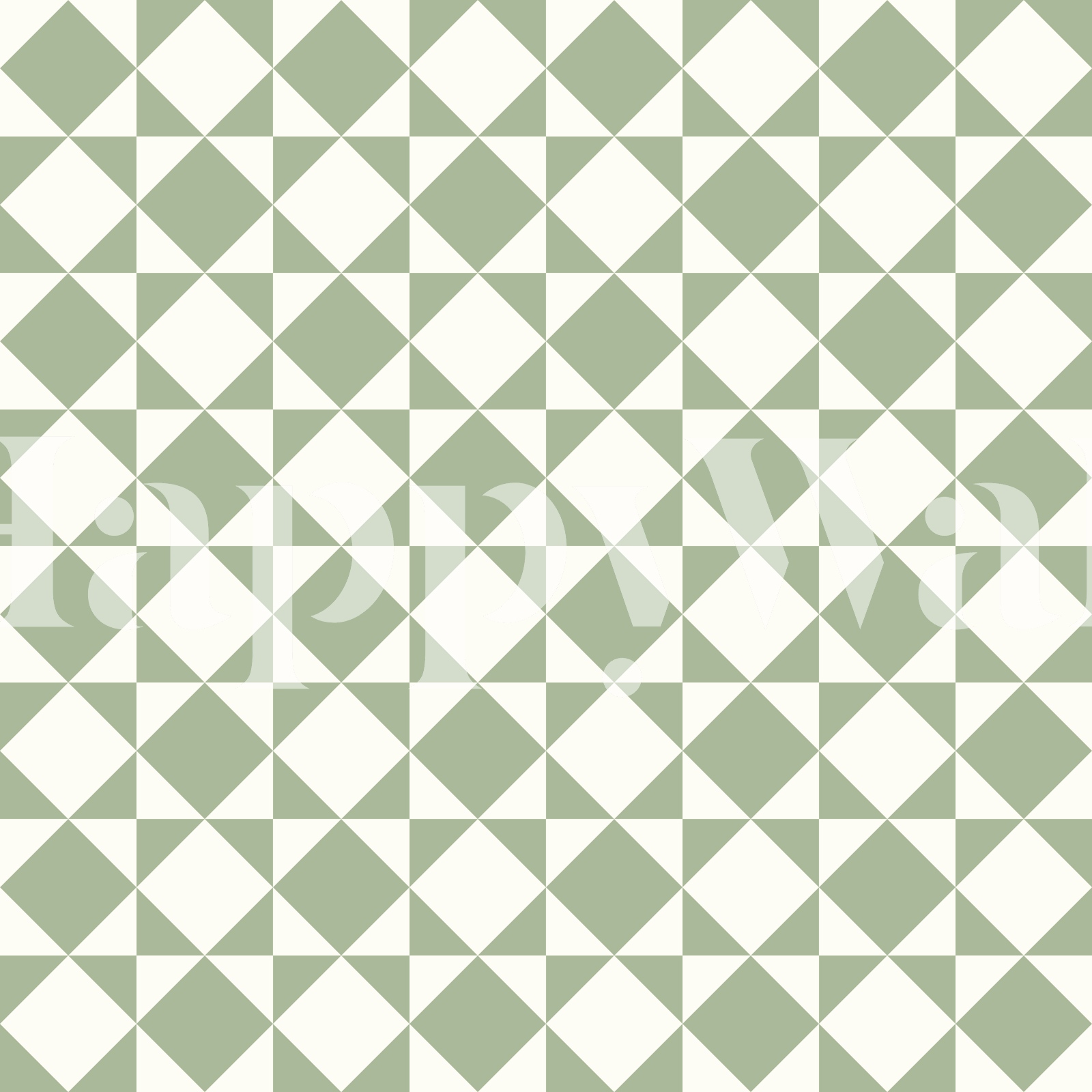 Diamond Checkerboard - green | happywall.com