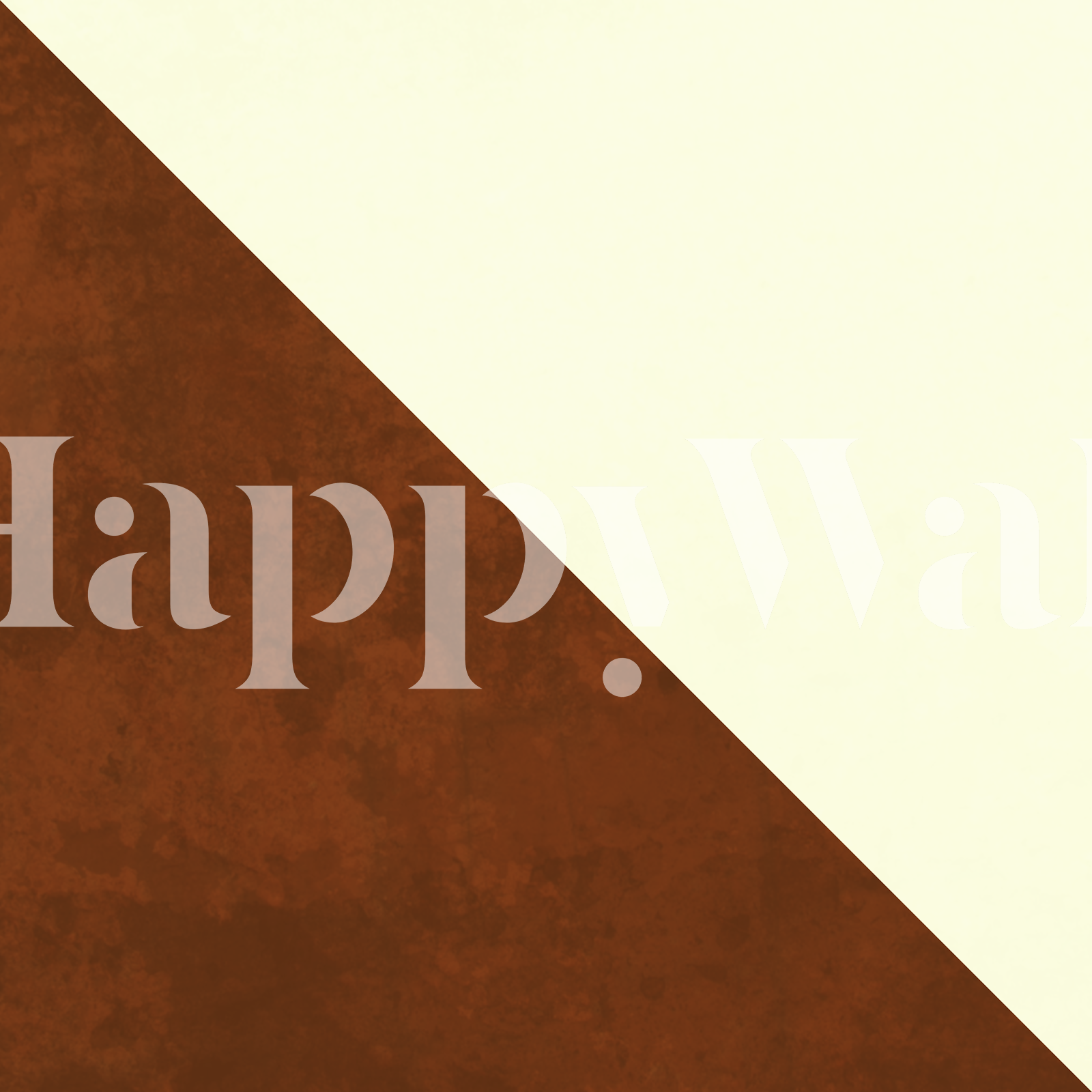 Rustic Diagonal Burnt Umber Wallpaper