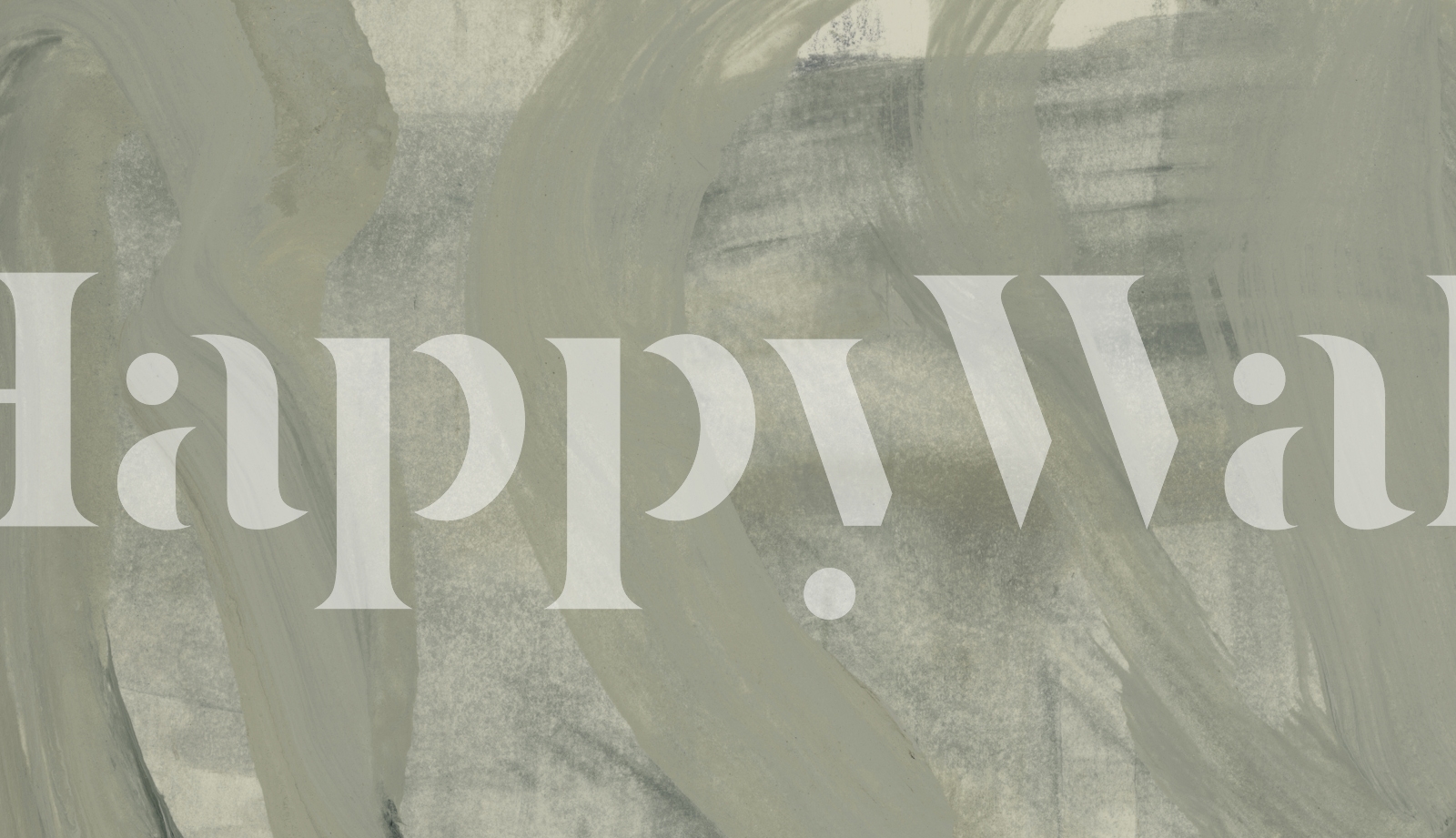 Soft Olive Brush Stroke Wallpaper