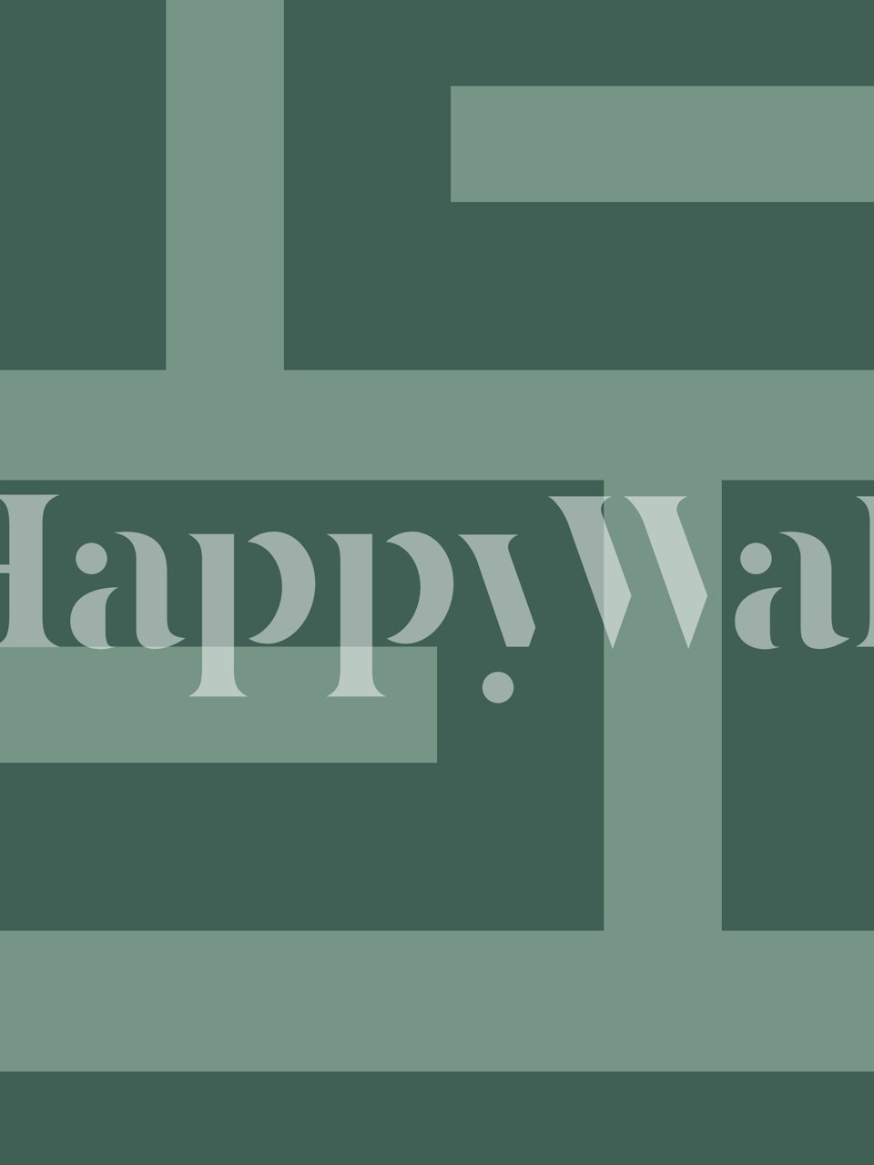 Green Color Blocks Wallpaper - happywall.com