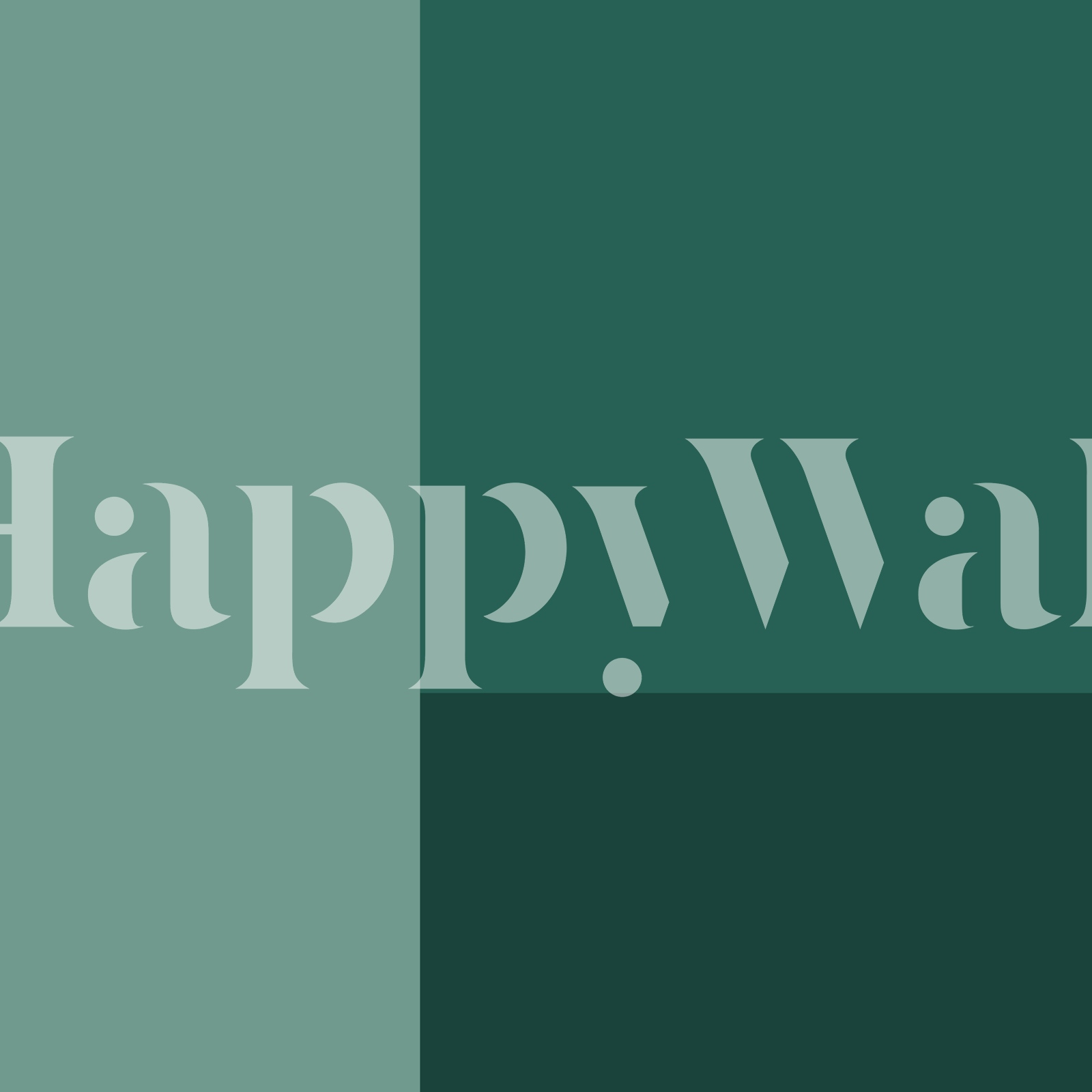 Emerald Ombre Fade - Happywall
