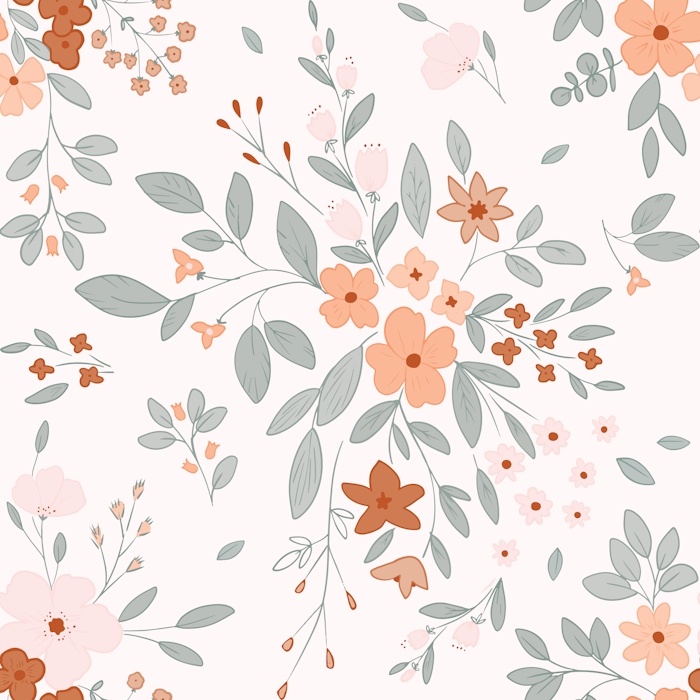 Dancing Ballerina Flower Wallpaper | happywall.com