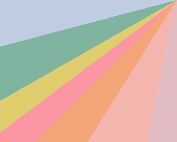 Vibrant Pastel Abstract Sunburst Wallpaper